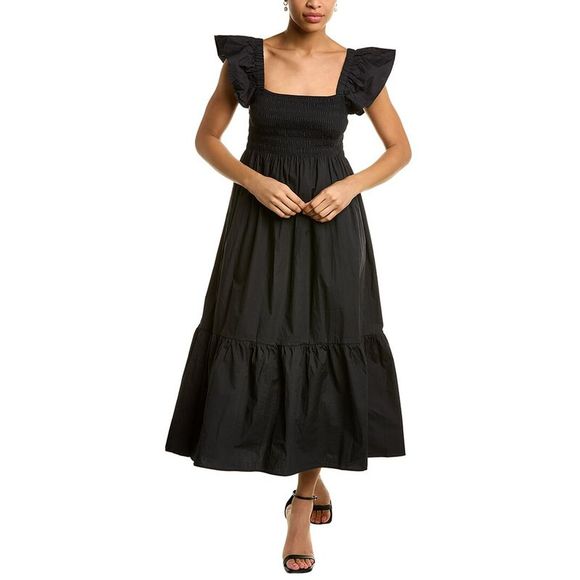o.p.t | Dresses | Opt Womens Opt Tuscany Midi Dress Black | Poshmark